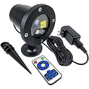 Brilliant Brand Lighting Christmas Light Projector Holiday Landscape Spotlight with Remote