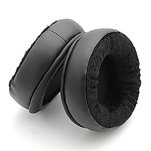 Velour Replacement Earpads Pillow Ear Pads Foam Cushions Cover Compatible with 80mm 85mm 90mm 95mm 100mm 105mm 110mm for Most Around Headphones (95mm)