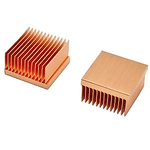 Pure Copper Heatsink 20x20x11mm / 0.79x0.79x0.43 inches for Electronic Chip Cooling
