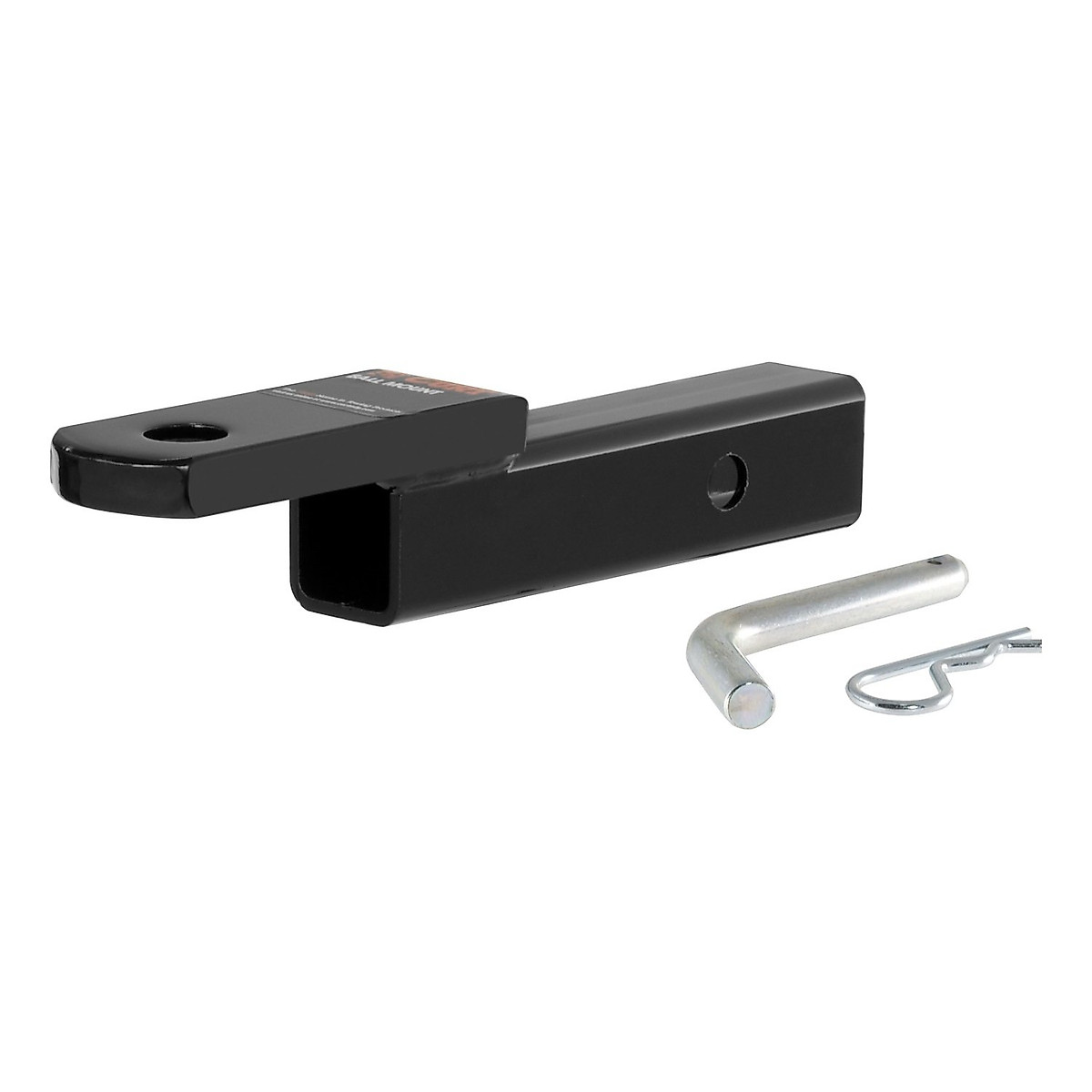 CURT 45012 Class 3 Trailer Hitch Ball Mount and Pin, Fits 2-Inch Receiver, 7,500 lbs, 1-Inch Hole, 2-In Drop, 3/4-Inch Rise