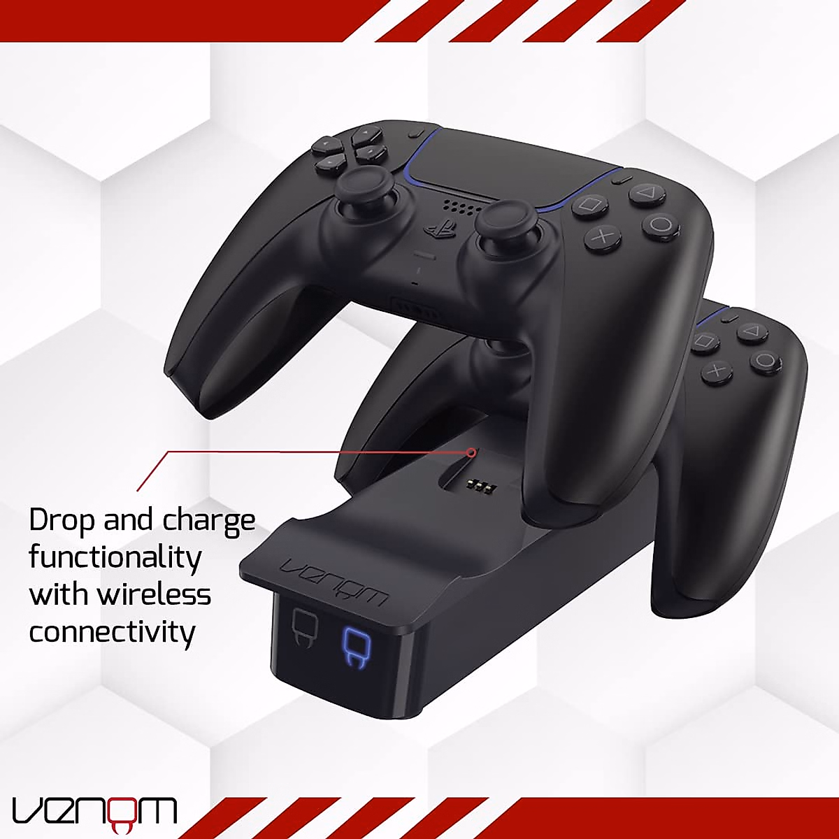 Venom PS5 Controller Twin Docking Station - Black (PS5)