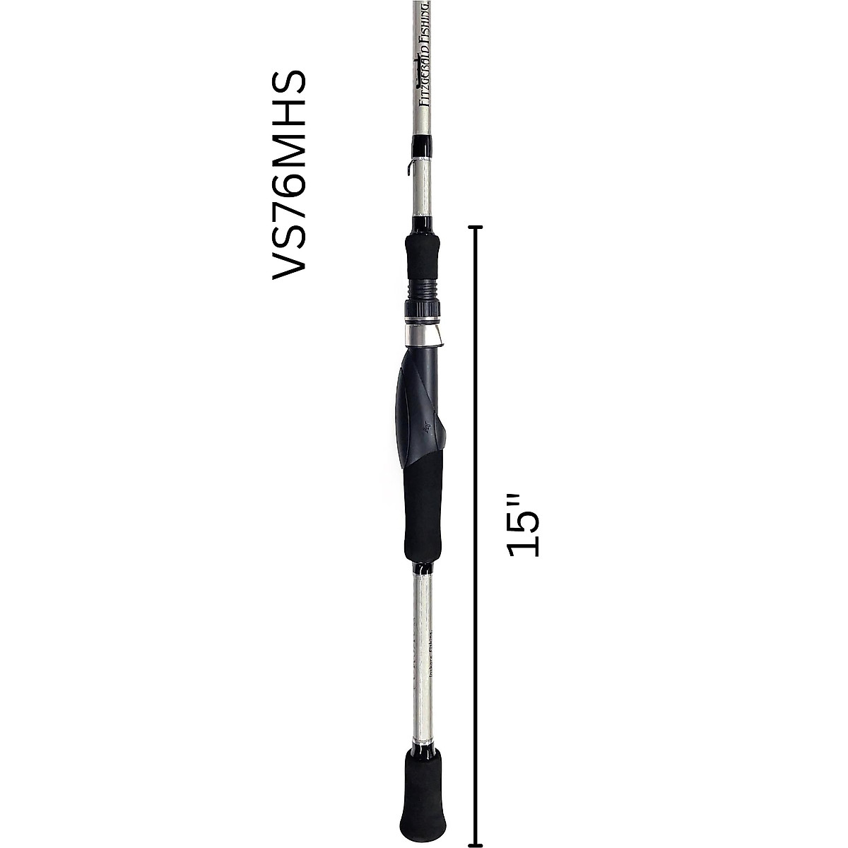 Fitzgerald Vursa Series Spinning Rods 6'9"-7'6” Most Versatile Rods, Lightweight & Sensitive Tournament Performance Designed for Freshwater and Inshore, Great for Bass, Walleye or Musky Fishing