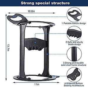 Fixm Wood Splitter with Gloves, Wood Cracker Manual Log Splitter Tool, Sturdy Firewood Cutter for Camping, Barbecue and Picnic
