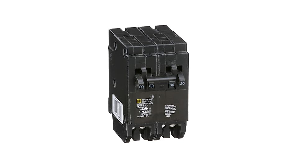 Square D Homeline Double Pole Tandem Circuit Breaker - Easy Install