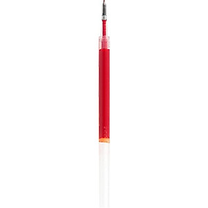 Zebra Pen LV-Refill for Gel Ink Pens, Medium Point, 0.7mm, Red Ink, 2-Pack