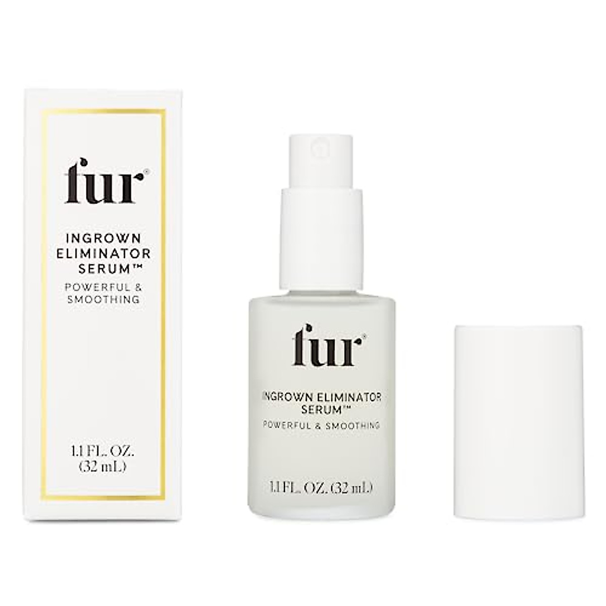 Fur Ingrown Eliminator Serum: Post Hair Removal Care and Ingrown Hair Treatment - 1.1 FL OZ