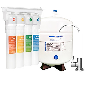 11 inch AQUAVI Twist Carbon Block Water Filter for Reverse Osmosis RO System Quick Connect Replacement or Add-on, Improve Water Taste