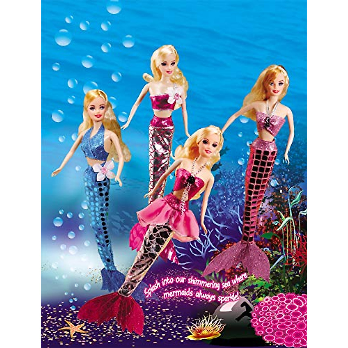 BETTINA Mermaids Princess Doll with Little Mermaid Doll & Seahorse Play Set | Mermaid Gifts for Girls|Mermaid Toys for 3 to 7 Year Olds