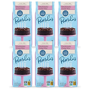 5 Savers Package:Pamela's Chocolate Cake Mix Gluten Free (6x21 Oz)