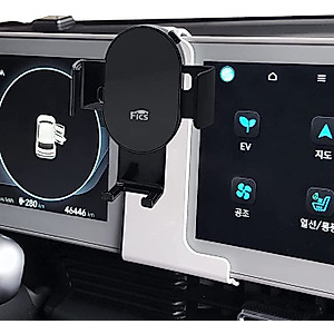 FICS IONIQ 5 Mobile Phone Holder — Designed to Fit Perfectly Only in The Hyundai IONIQ 5 — Supports iPhone SE, 12, 13, 14, 14 Max/Galaxy/Razr