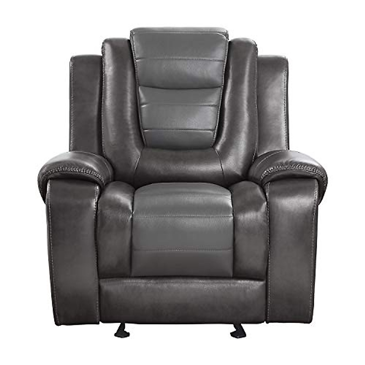 Lexicon Hawthorne Manual Glider Reclining Chair, Two-Tone Gray
