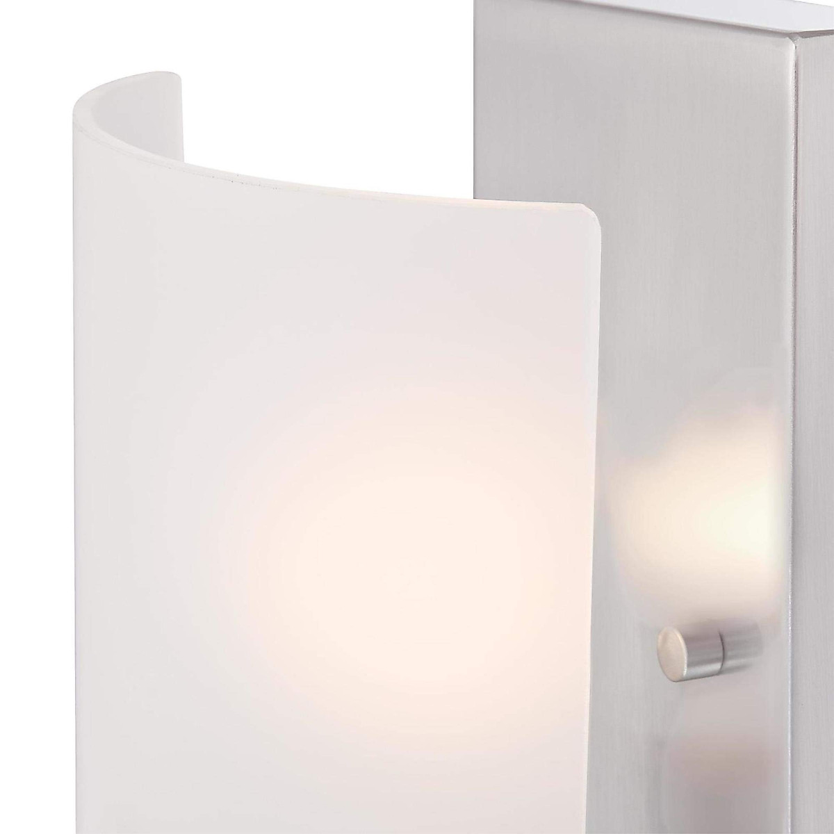 Westinghouse Lighting 6369500 Enzo James One Indoor Fixture, Finish Wall Sconce, 1-Light, Brushed Nickel Frosted Glass