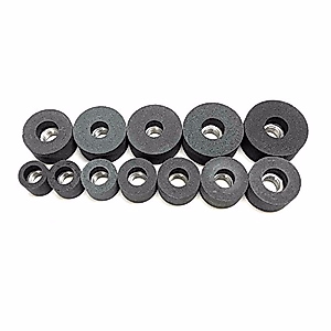 Beam Equipment & Supplies 12 Piece Ultra Fine Finish 120 Grit Valve Seat Grinder Stone Set for Black & Decker 1 1/8-2 1/2" Made in The USA