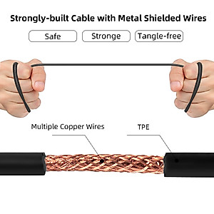 ibrain Air Tube Headphones Air Tube Headset Over The Ear Headphones Wired Airtube Headset with Patented Technology 3.5mm Jack for Computer, PC, Phone - Black