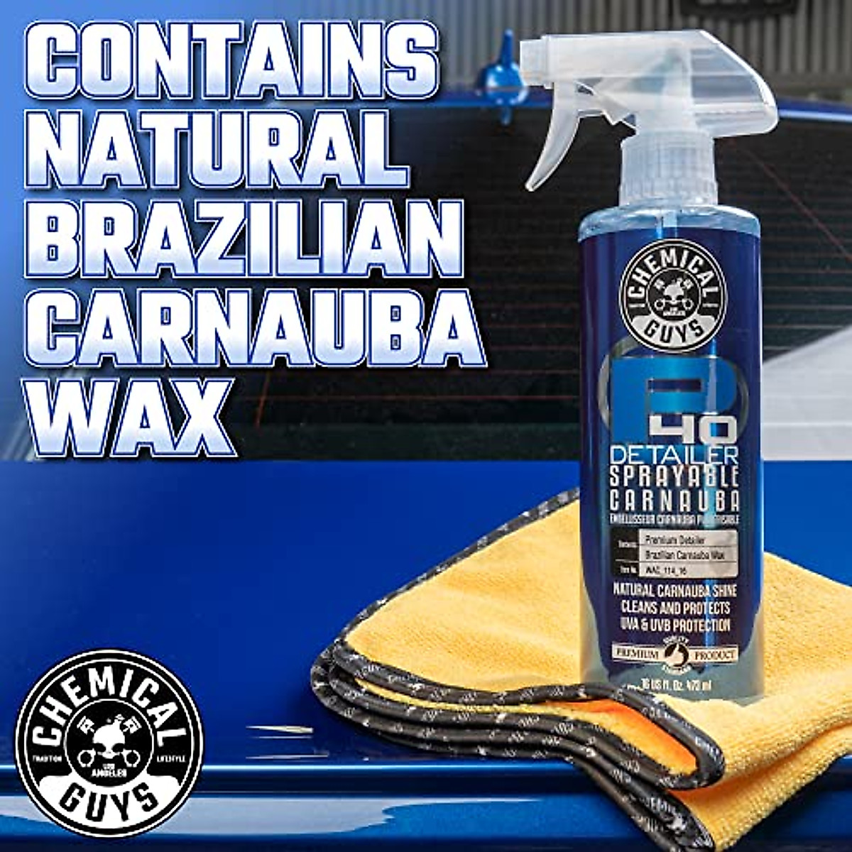 Chemical Guys WAC_114_64 P40 Detailer (64 oz), 64 fl. oz, 1 Pack