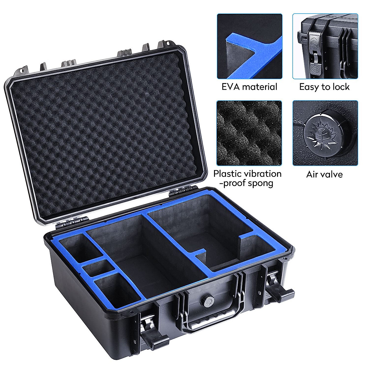 KANG YU Hard Shell Travel Carrying Case bag Compatible with Xbox Series X Games Accessories with Removable ergonomic strap Anti-fall shockproof Waterproof backpack