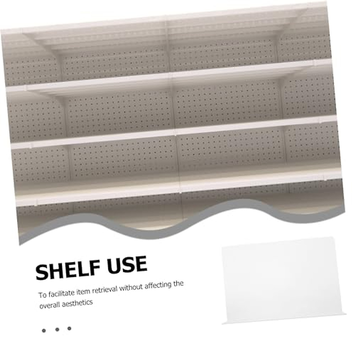 Levemolo 1 Set Shelf Divider Baffle Linen Closet Organizer Shelf Dividers Clear Shelf Divider Closet Sweater Organizer Cabinet Divider Shelf Separator Cabinet Accessory Closet Accessory PVC