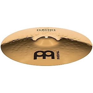 Meinl 16" Powerful Crash Cymbal - Classics Custom Brilliant - Made in Germany, 2-YEAR WARRANTY (CC16PC-B)