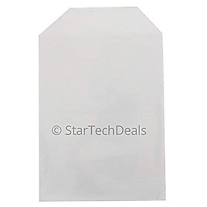 StarTechDeals 80 Micron Clear CPP Die and Stamp Storage Pockets 5.55" x 7.375" (Pack of 200)