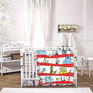 Red White Unisex Baby Blanket Super Soft Reversible Nursery, Swaddle Stroller Infant Toddler Bedding for Kids 30 x 40 Inch (76x102cm)