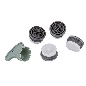 5pcs M20 Professional Faucet Aerators with Spanner - Bathroom & Kitchen Faucet Replacement Part, Restrictor, Compatible with, ,