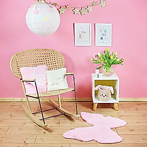 Short Pile Plush Fabric for Sewing/Minky for plushies & Many More ✦ 39.5x29.5 inch ✦ Pile Length 1/16 inch (1.5 mm) ✦ Baby Pink