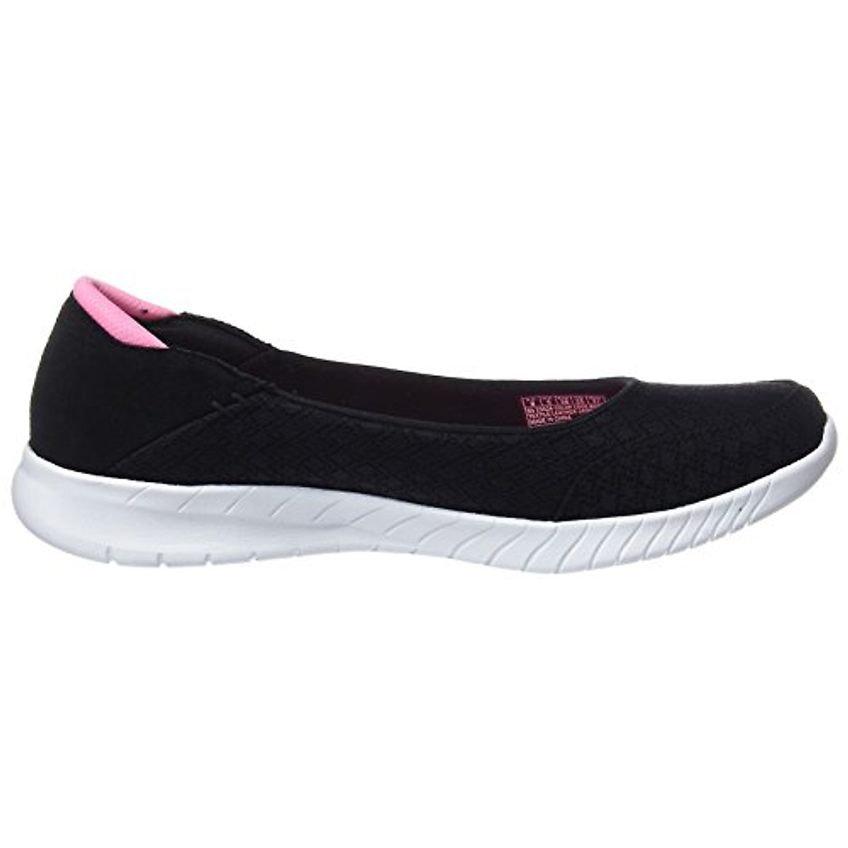 Skechers Women's 23628 Trainers, Black (Black/Pink), 3 UK 36 EU