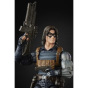 Marvel Hasbro Black Widow Legends Series 6-inch Collectible Winter Soldier Action Figure Toy, Premium Design, 2 Accessories, Ages 4 and Up