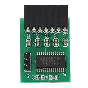 Septpenta 14Pin Security Module for B550 B450 B460, Separate Cryptographic Processor Remain Encrypted TPM 2.0 Encryption Security Module, Convenient Practical for Win11/7/8.1/10