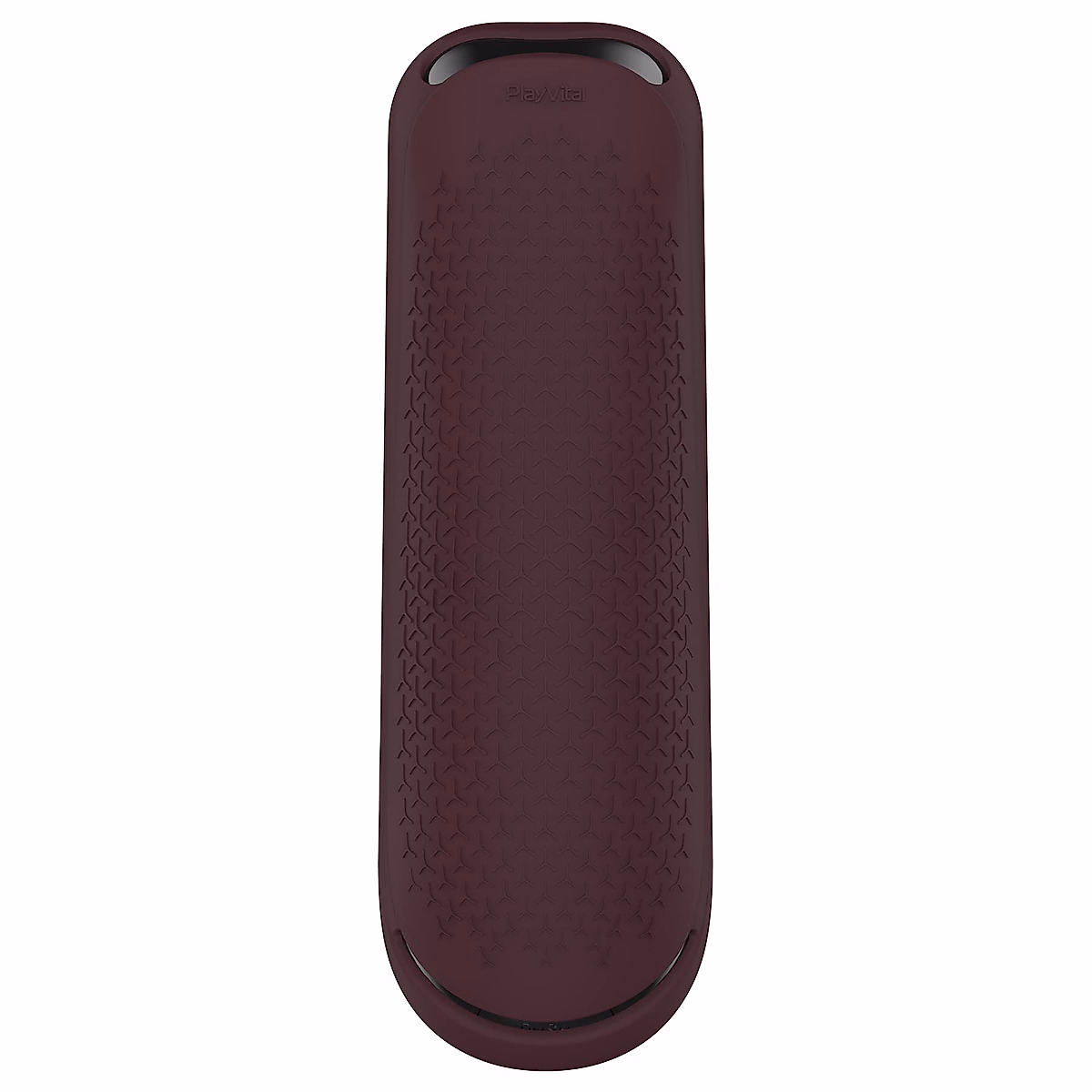 PlayVital Silicone Protective Remote Case for ps5 Media Remote Cover, Ergonomic Design Full Body Protector Skin for ps5 Remote Control - Wine Red