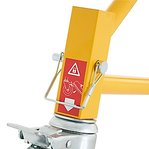 MetalTech 4 Pack Scaffold Outriggers, Baker Style Scaffolding Accessory Wheels, 14 Inch