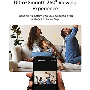 eufy Indoor Cam E30, Latest Generation, 4K UHD Security Camera, Pet/Dog/Baby Camera with Phone app, Color Night Vision, Human/Pet Auto Tracking, 360 Pan-Tilt, Works with Homekit