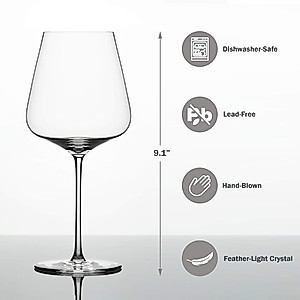 Zalto Denk'Art Bordeaux Hand-Blown Crystal Wine Glasses | Set of 2