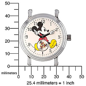 Disney Mickey Mouse Adult Vintage Articulating Hands Analog Quartz Watch