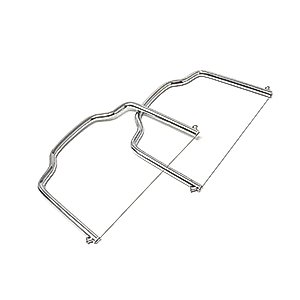 HONBAY 2PCS Stainless Steel Butter Cheese Wire Cutters Slicers Knives for Kitchen (perfect for soft cheese)