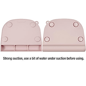 PandaEar Suction Silicone Placemat for Toddlers Kids| Food Grade Toddler Place Mat for Dining Table & Restaurants Baby Eating| Baby Placemat That Stick to Table with Food Catching Pockets