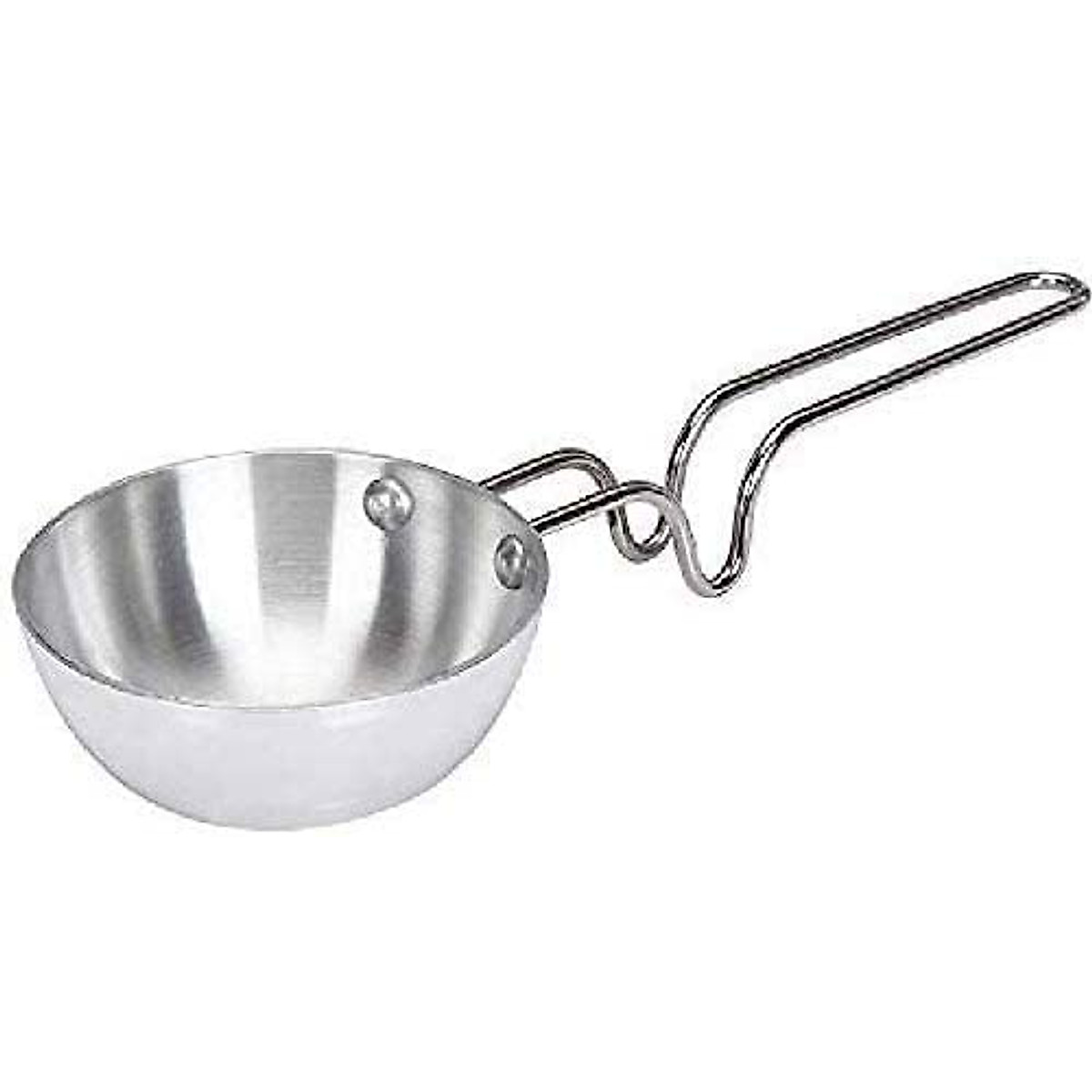KSJONE Aluminium Scratch Resistant Coating - Mini Tadka Pan for Eggs, Spices, Melting Butter - and more Tadka Pan,Large Tadka Pan for saag, dal, kadhi, dhokla