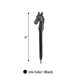 Planet Pens Horse Head Novelty Pen - Cool Fun & Unique Kids & Adults Office Supplies Ballpoint Pen Colorful Ranch Life Writing Pen Instrument For School & Office