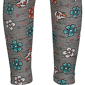 Disney Moana Toddler Girls' Fleece Hoodie and Leggings Clothing Set (White, 7/8)