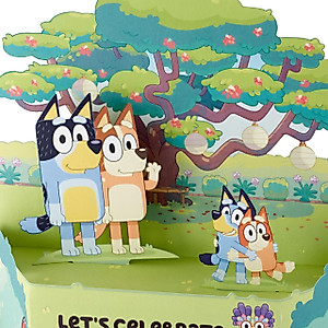 Hallmark Paper Wonder Bluey Pop Up Card for Kids Birthdays, Back to School, Encouragement