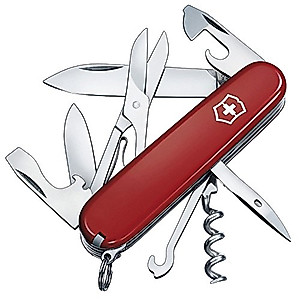 Climber Swiss Army Knife Red Blister Pack