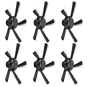 TOPINCN 6pcs Side Brush Replacement Fit for Neato Botvac D Series D7 D5 D3 D80 Sweeping Machine Sweeper Machine Robot Vacuum Cleaner Accessories