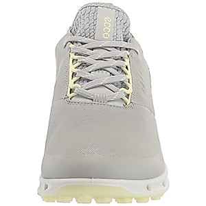 ECCO Women's Cool Pro Gore-TEX Waterproof Golf Shoe, Concrete/Wild Dove, 10-10.5