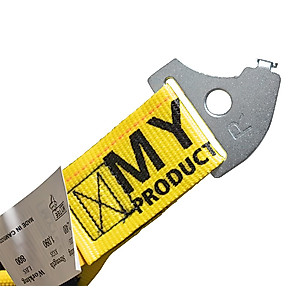 Mytee Products 2"x98.5" Pallet Rack Safety Nets for 8 ft Pallet Bays - 2400 lbs Breaking Strength Rack Safety Netting for Holding Pallets in Place - Warehouse Storage Shelving Accessories