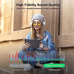 [Apple MFi Certified] Lightning to 3.5 mm Headphone Jack Adapter,4 Pack iPhone Headphones Adapter Aux Audio Dongle Cable Converter Compatible with iPhone 14 13 12 11 Pro Max XR XS X 8 7 iPad iPod