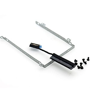 Deal4GO SATA Hard Drive Cable DG95V DC02C005S00 w/ 2.5" HDD Caddy Bracket Replacement for Dell Precision M3800 XPS 15 9530 L522X