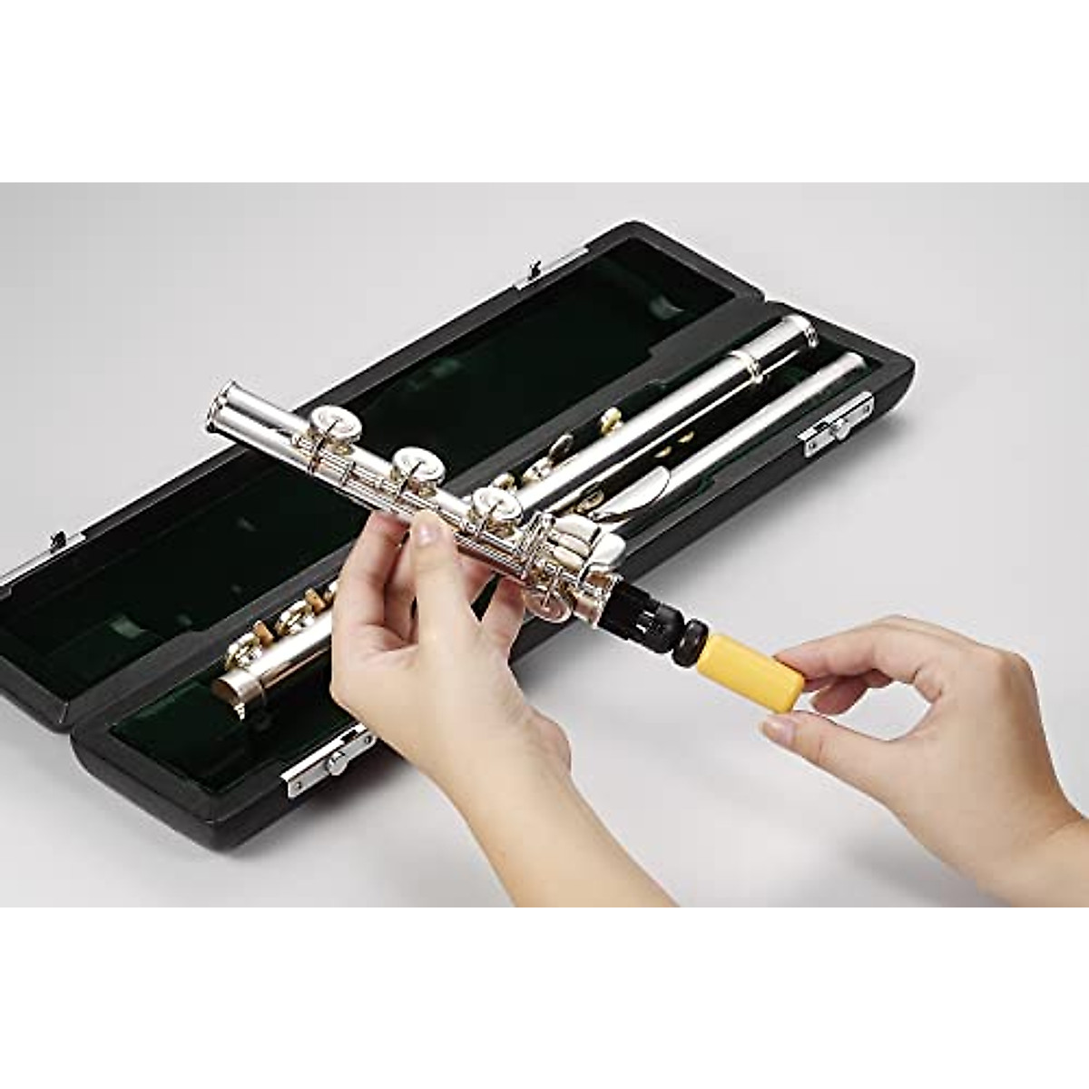 Hercules DS461B Travlite Low-B Flute Stand,Black