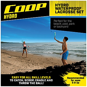 Coop by SwimWays Hydro Lacrosse, Green, Outdoor Games For Adults & Kids