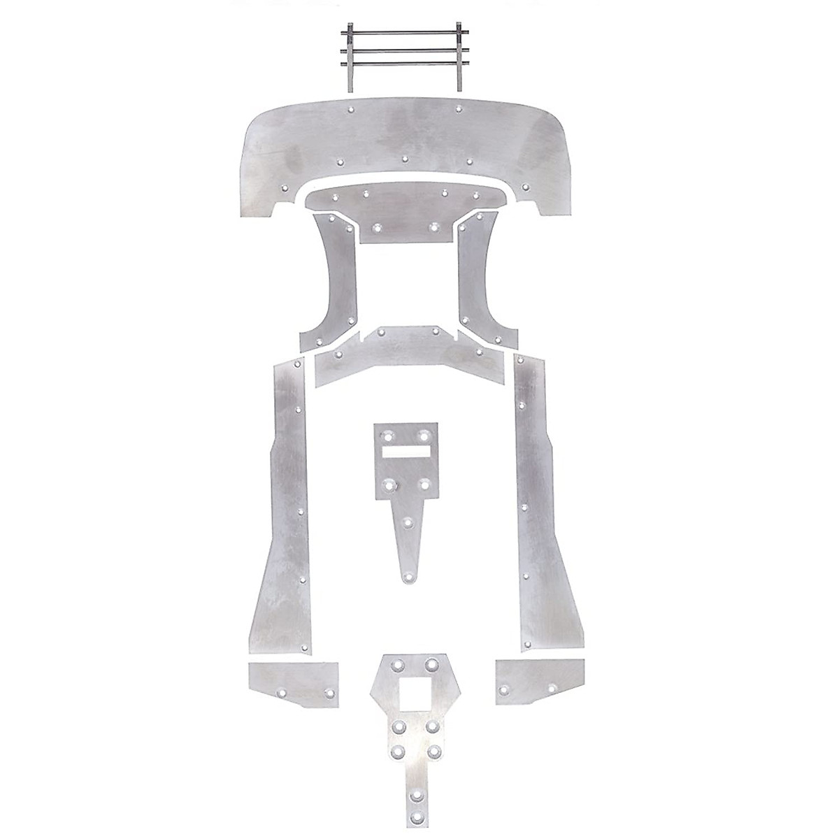 ARRMA 1/7 Cross-Border Firebird F1 Modified Parts Aluminum Alloy Armor Full Set of Protection