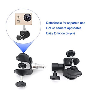 Hooshion Metal Tripod Umbrella Holder, Outdoor Camera Tripod Umbrella Holder Metal Clip Bracket Stand Clamp Photography Accessory(Metal Clip Not Plastic Clip)